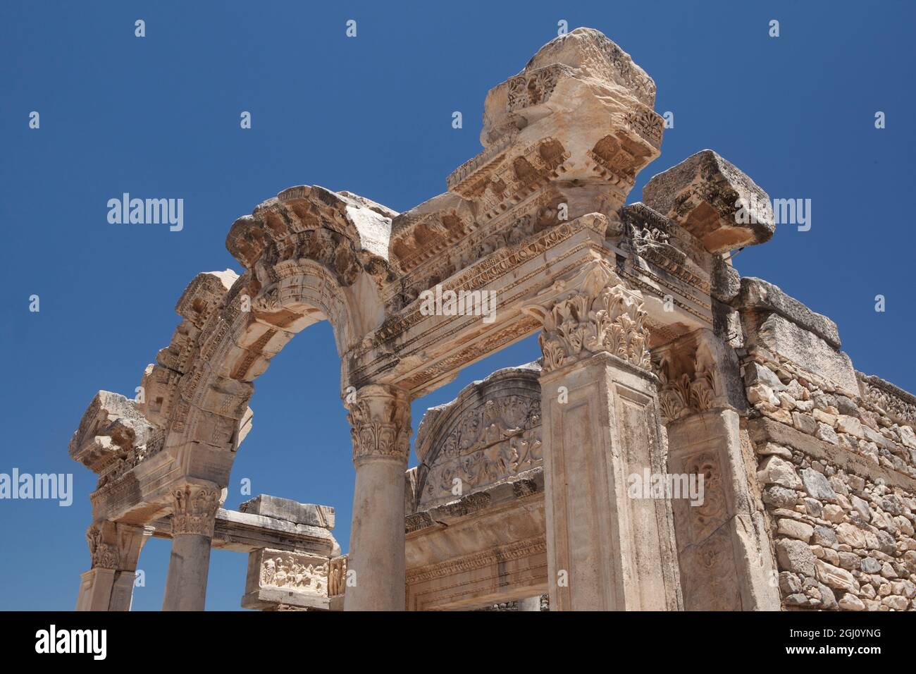 Turkey, Ephesus. Ancient city is UNESCO World Heritage Site Stock Photo ...