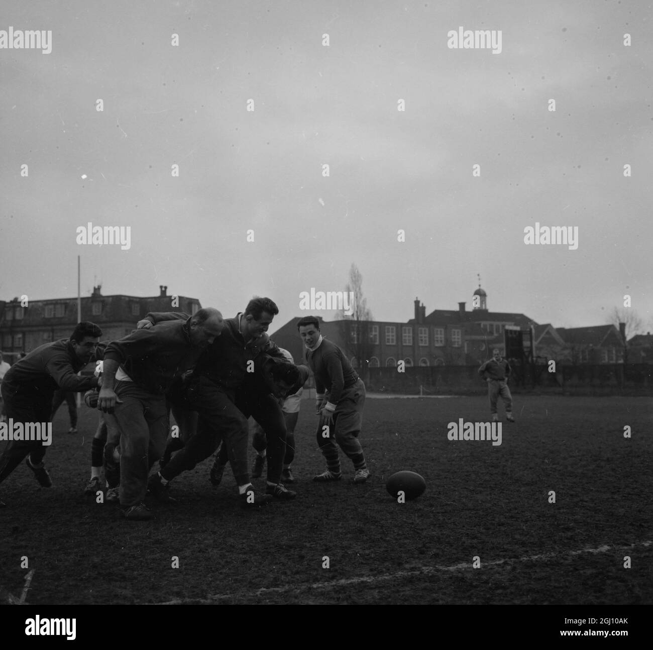 Old rugby team black and white Black and White Stock Photos & Images ...