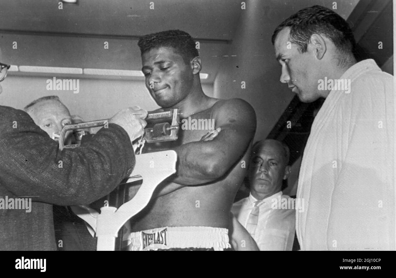 BOXING - PREPARATION FOR FLOYD PATTERSON - JOHANSSON FIGHT IN FLORIDA ...