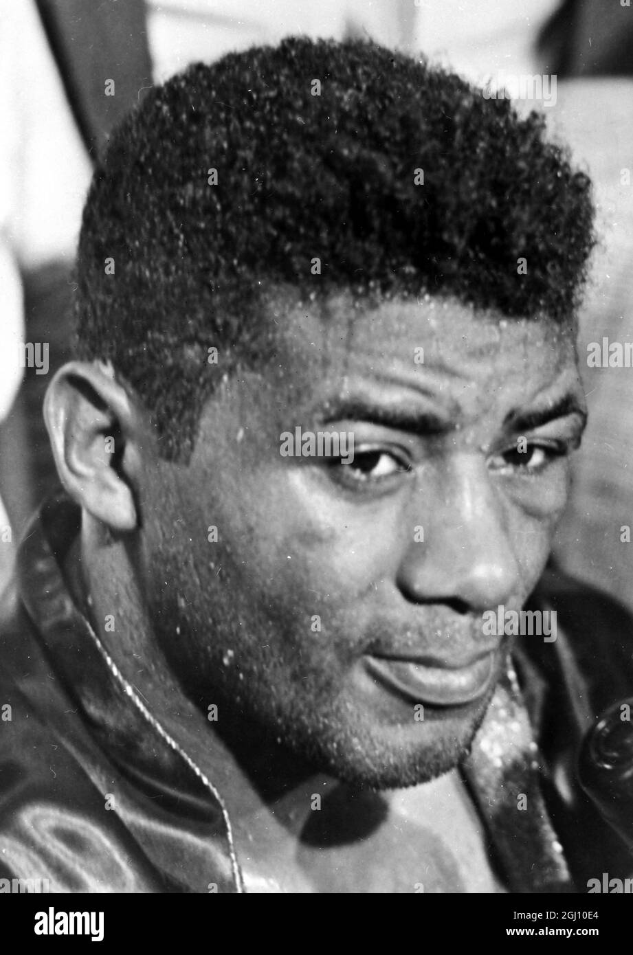 HEAVYWEIGHT BOXING CHAMPION FLOYD PATTERSON 14 MARCH 1961 Stock Photo ...