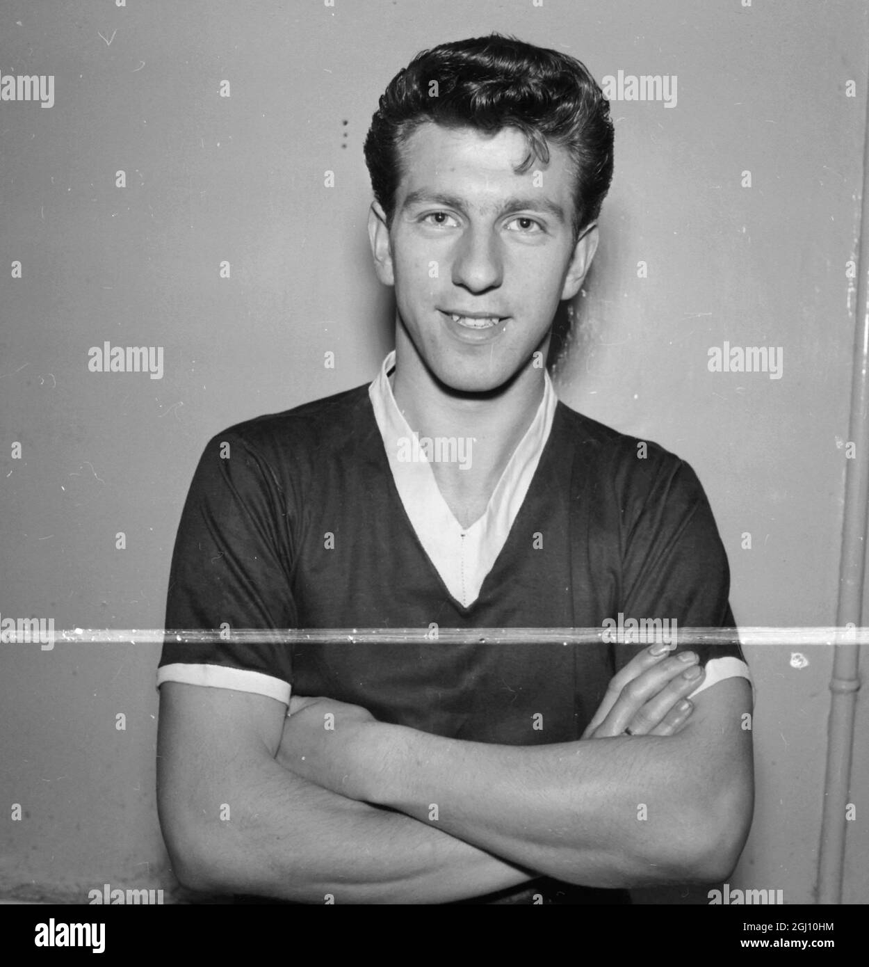 NORTHAMPTON TOWN FOOTBALL CLUB - MIKE EVERITT - 23 MARCH 1961 Stock ...
