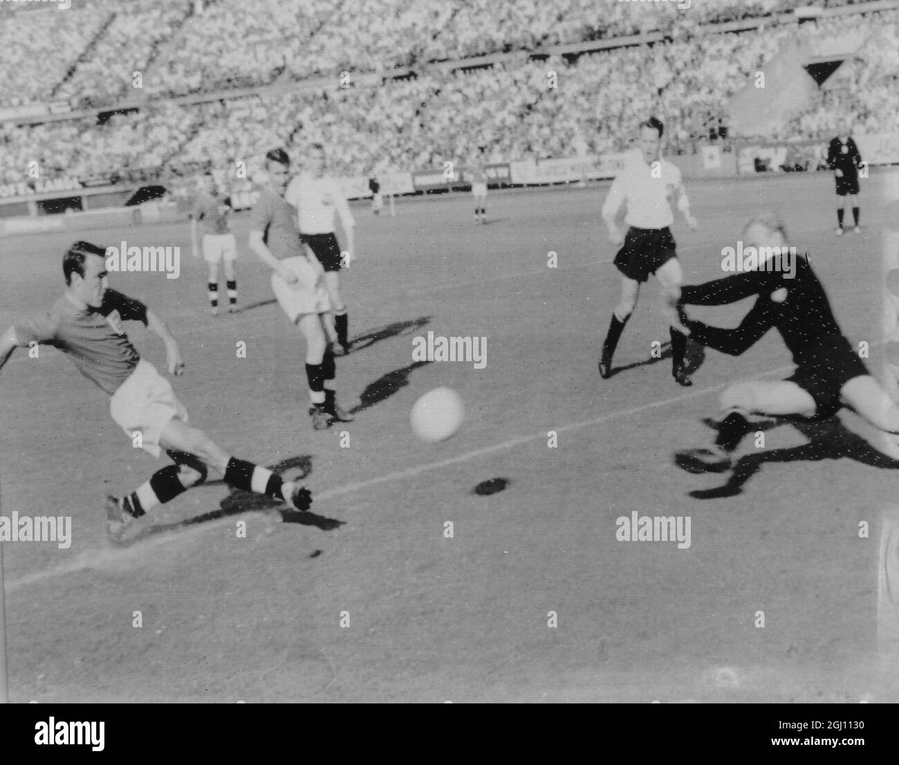 FOOTBALLER JIMMY GREAVES DURING ENGLAND V AUSTRIA FOOTBALL MATCH IN ...