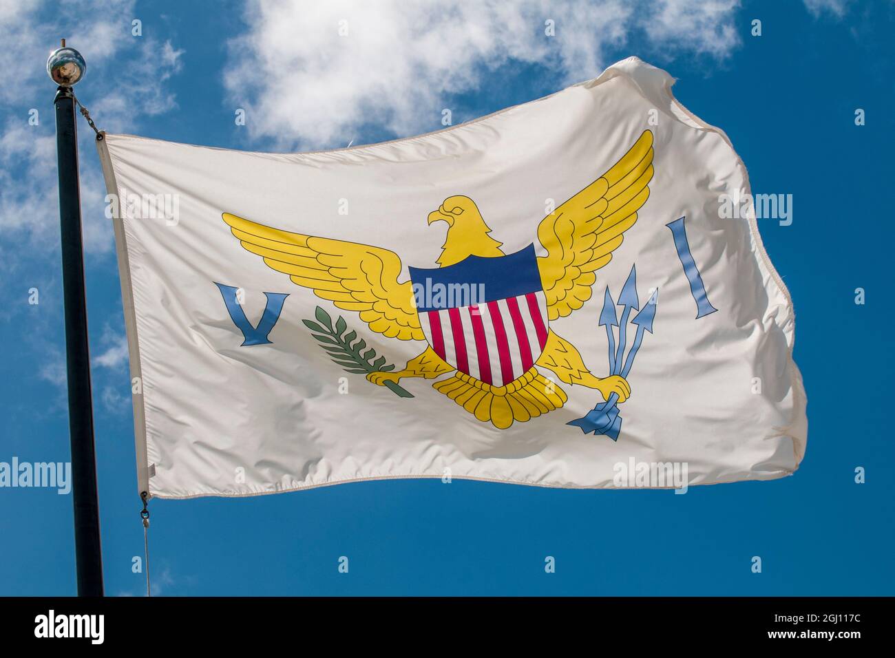 St croix flag hi-res stock photography and images - Alamy
