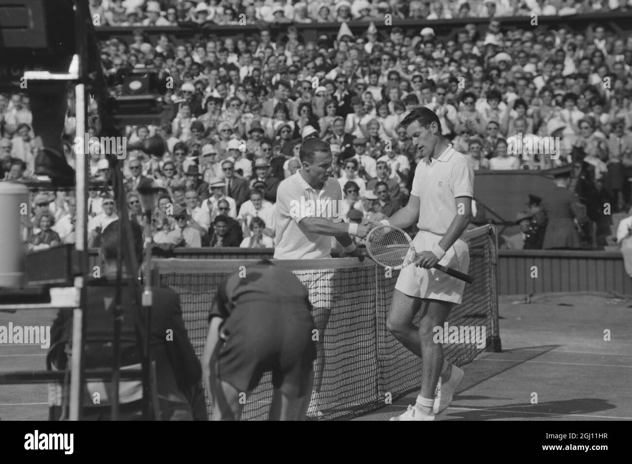 TENNIS PLAYER MIKE SANGSTER LOSES TO MCKINLEY AT WIMBLEDON LAWN TENNIS ...