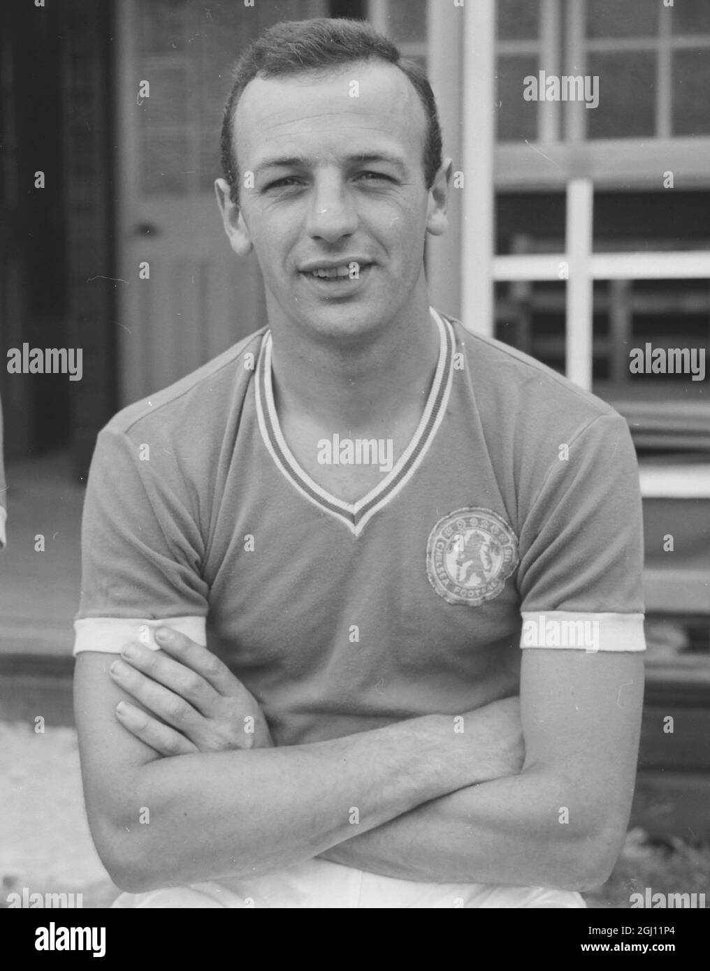 JOHN SILLETT CHELSEA FOOTBALL CLUB PORTRAIT - 28 JULY 1961 Stock Photo ...