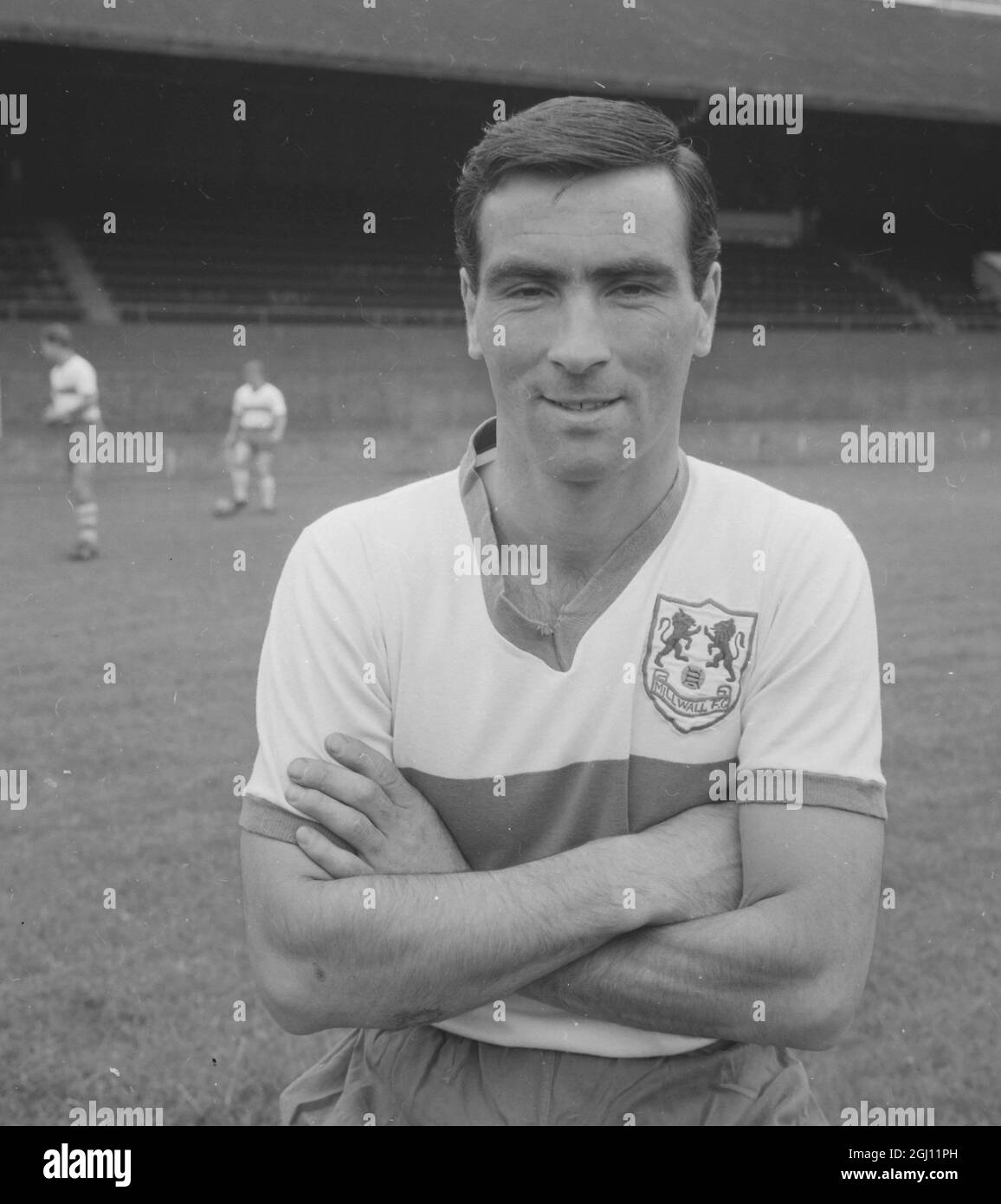 PETER BURRIDGE FOOTBALLER MILLWALL FOOTBALL CLUB - 31 JULY 1961 Stock ...