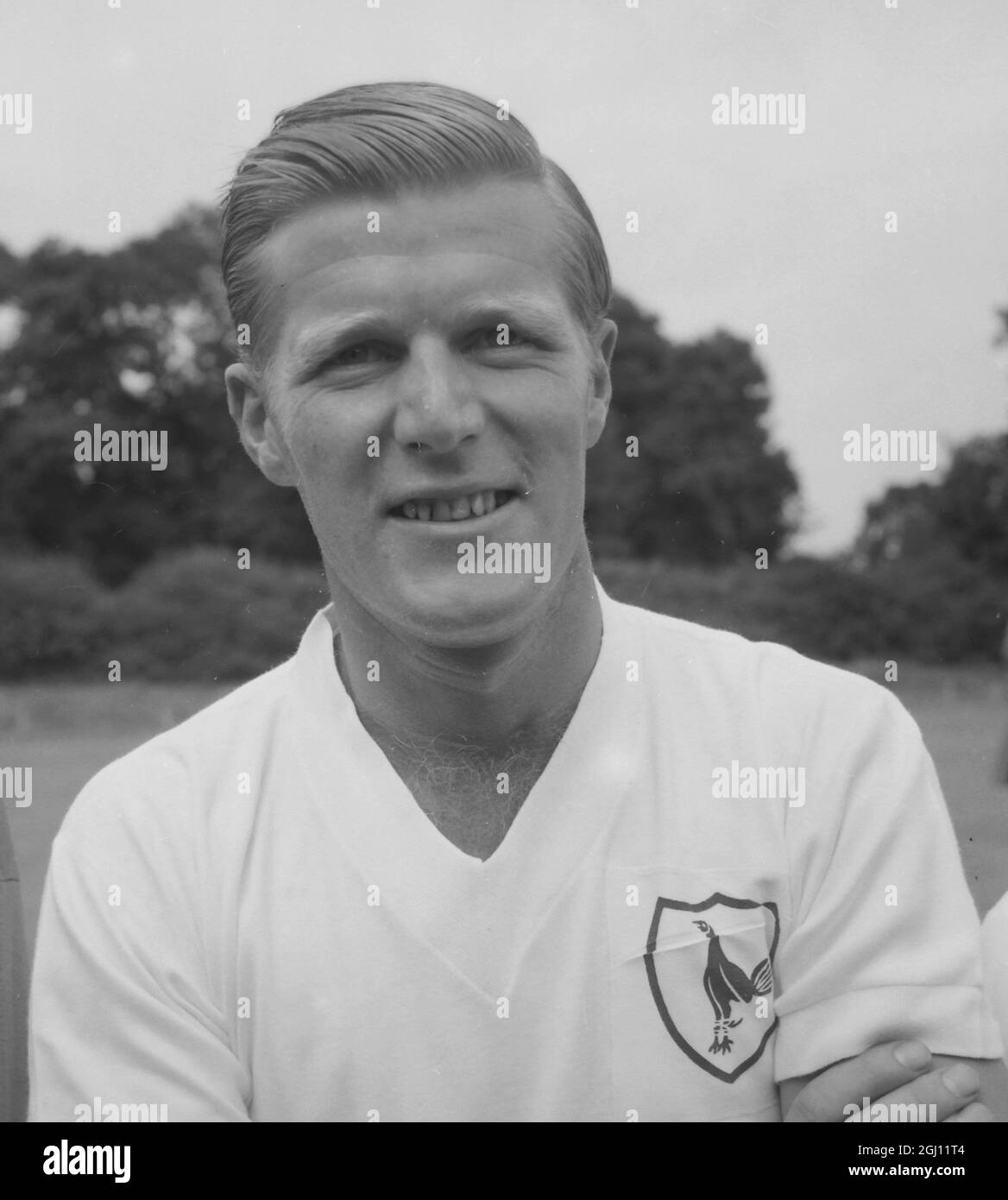 PETER BAKER - PORTRAIT OF FOOTBALLER, TOTTENHAM HOTSPUR FOOTBALL CLUB ...