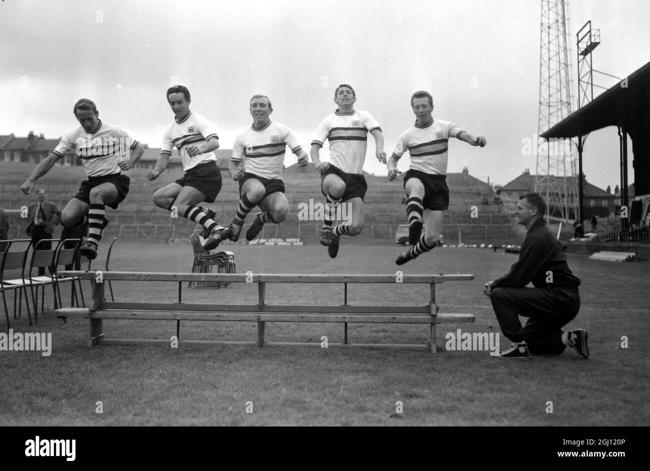 FIVE PLAYERS FOORBALLER OF CRYSTAL CASTLE FOOTBALL CLUB IN TRAINING 18 ...