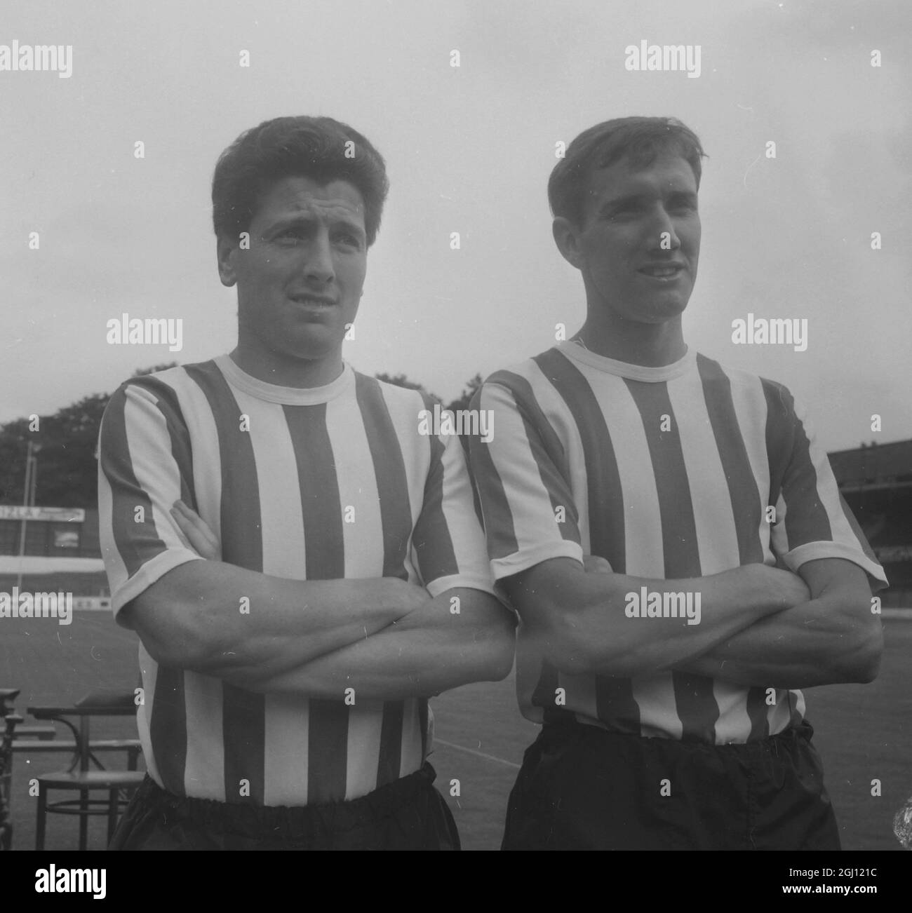 THOMAS MULGREW AND RON DAVIES- PORTRAIT OF FOOTBALLER, SOUTHAMPTON ...