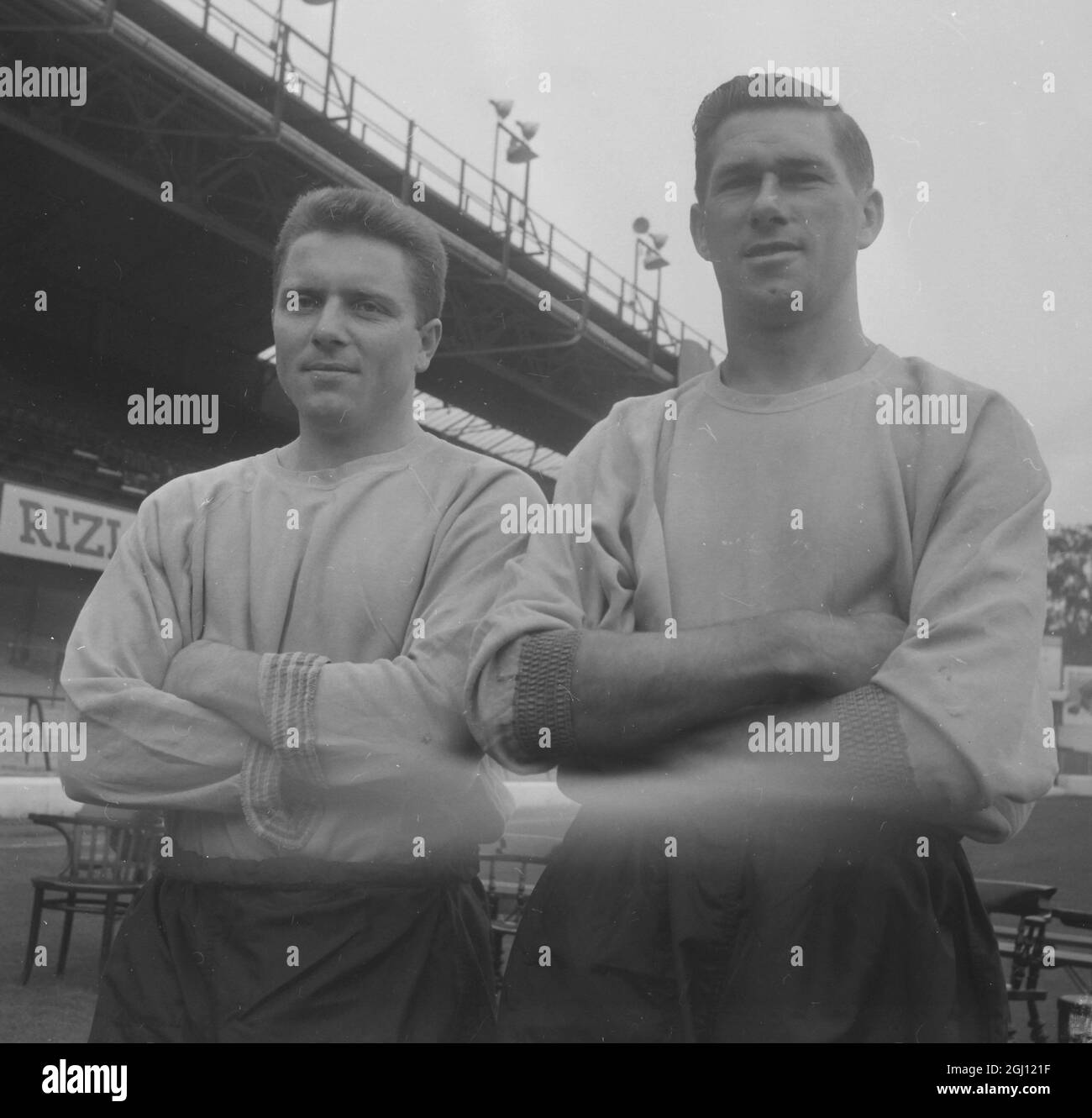 TONY GODFREY AND RONALD REYNOLDS - PORTRAIT OF FOOTBALLER, SOUTHAMPTON ...