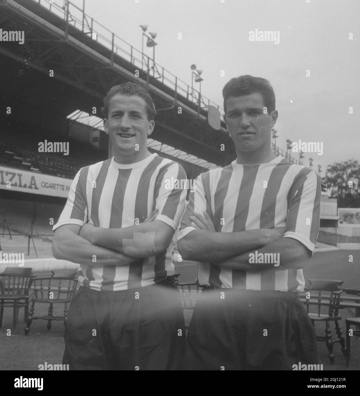 THOMAS TRAYNOR AND TERENCE PAINE - PORTRAIT OF FOOTBALLER, SOUTHAMPTON ...
