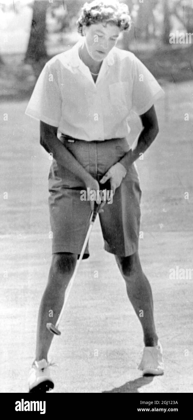 GOLF WOMENS AMATEURSHIPS E PRICE DEJECTED AS SHOT MISSES 23 AUGUST 1961 ...