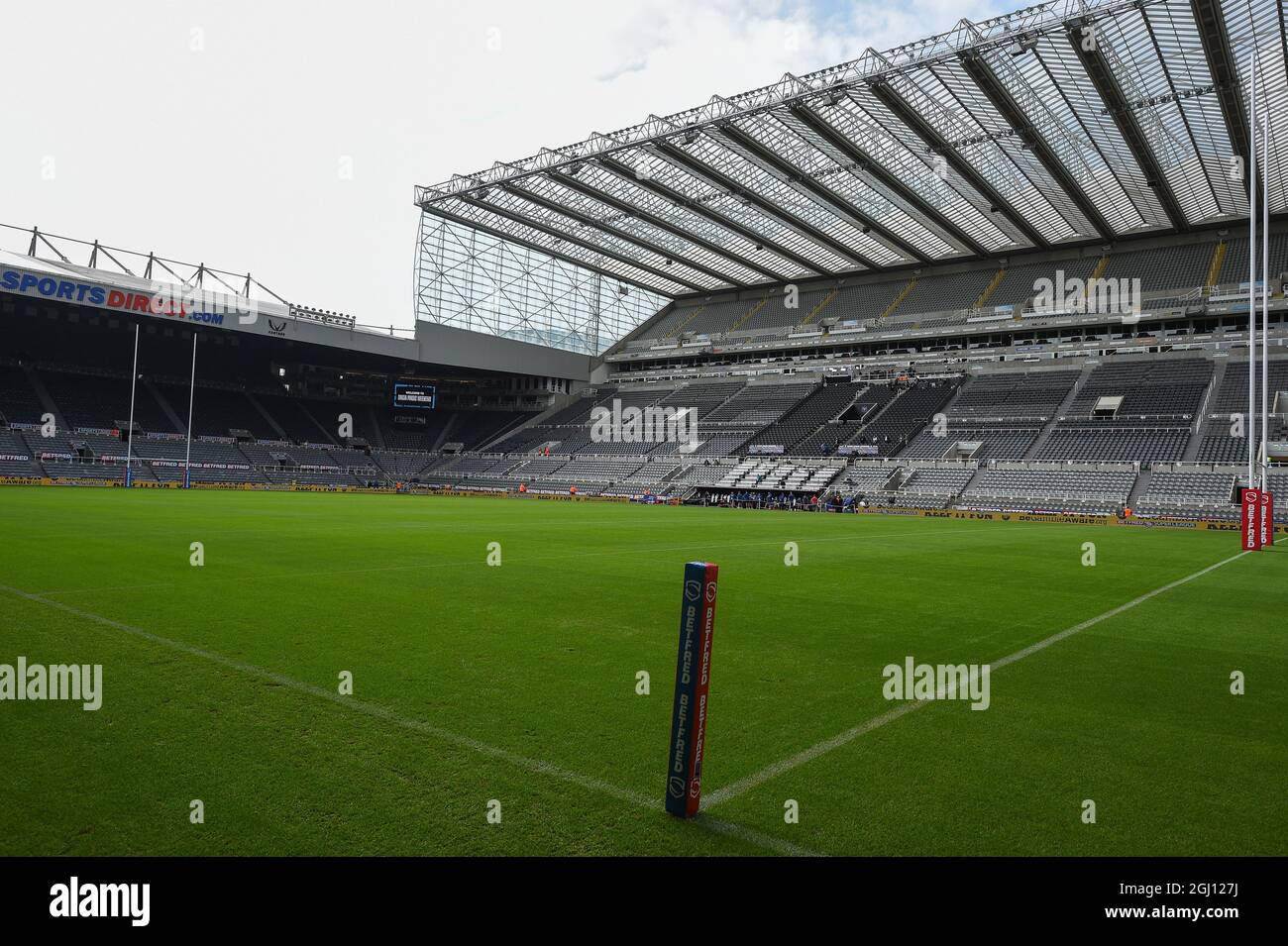 Newcastle, England - 5 September 2021 - General view of St James' Park ...