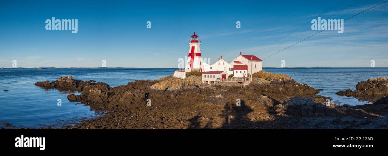 Canada, New Brunswick, Campobello Island, Head Harbour Lightstation ...