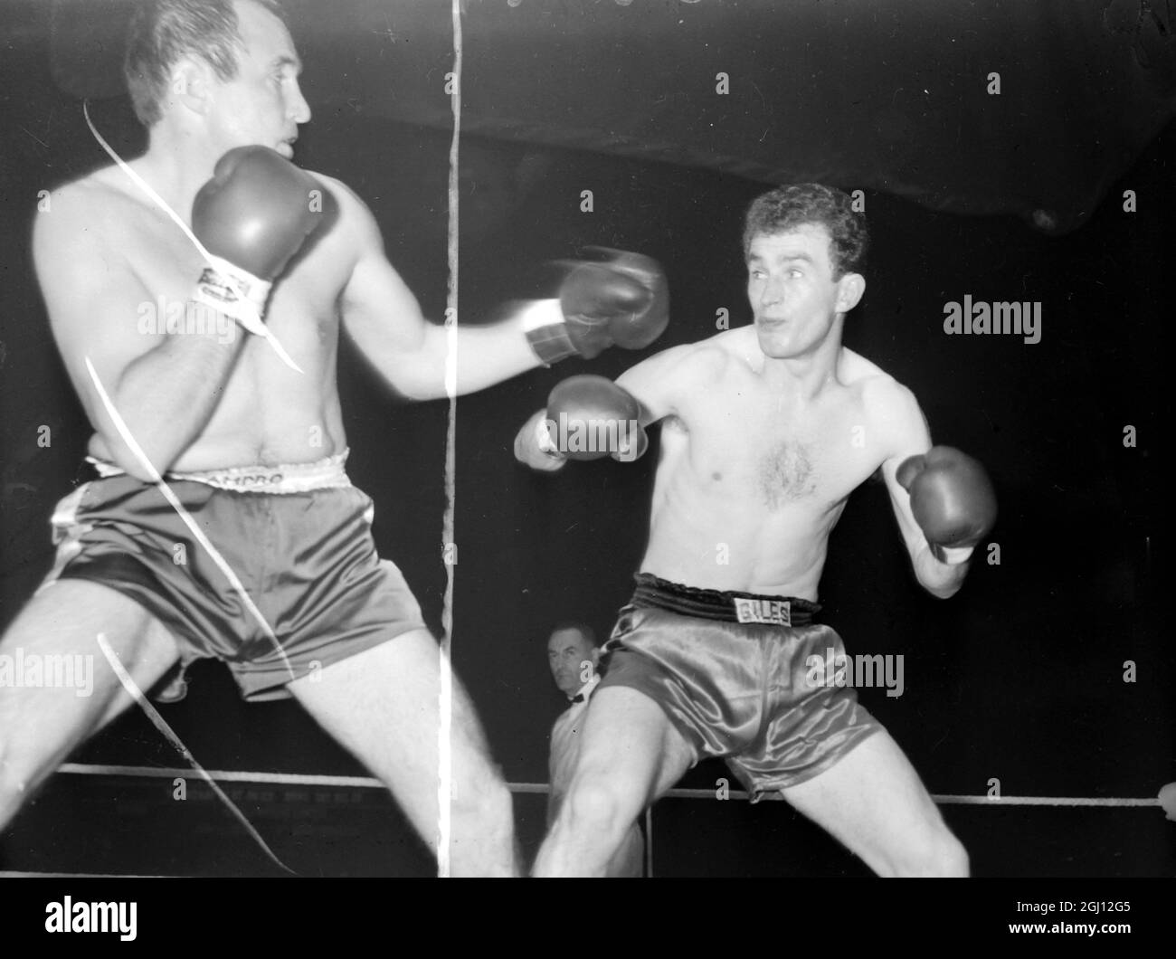 BOXING HARKO KOKMEYER JOHN MCCORMACK COWBOY IN ACTION - 17 OCTOBER 1961 ...