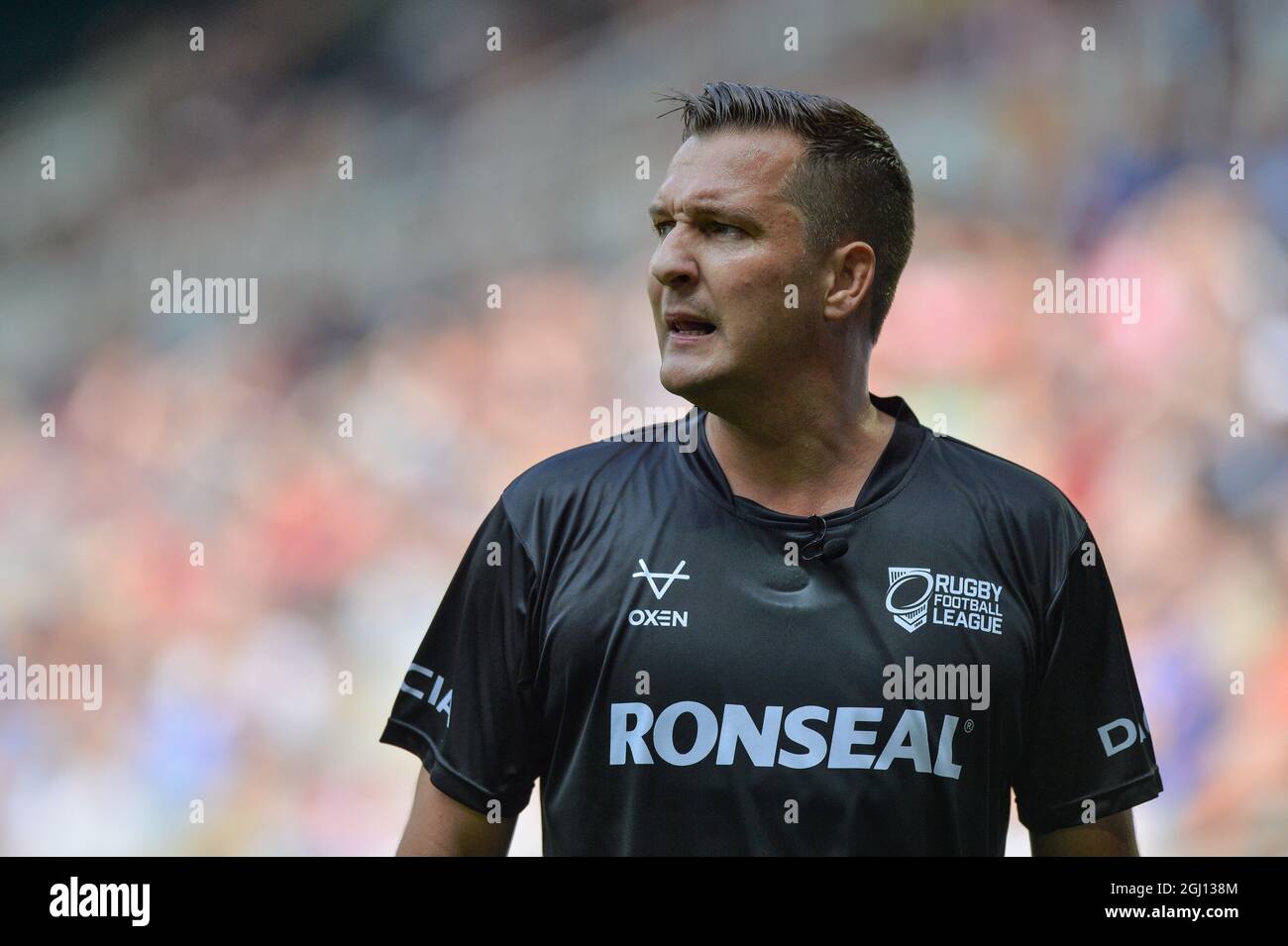 Newcastle, England - 5 September 2021 - Referee Ben Thaler during the ...