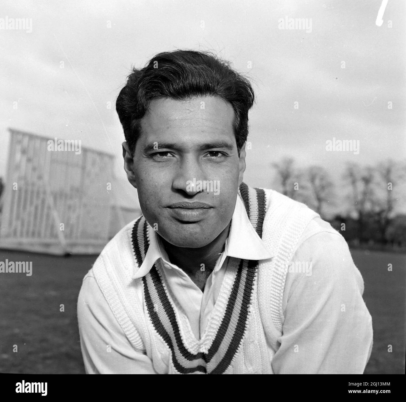 SAEED AHMAD - PORTRET OF PAKISTAN CRICKET TEAM CLUB MEMBER ; 3 MAY 1962 ...
