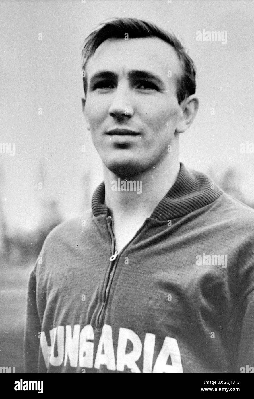 ISTVAN NAGY - PORTRAIT OF FOOTBALLER - HUNGARIAN INTERNATIONA FOOTBALL ...