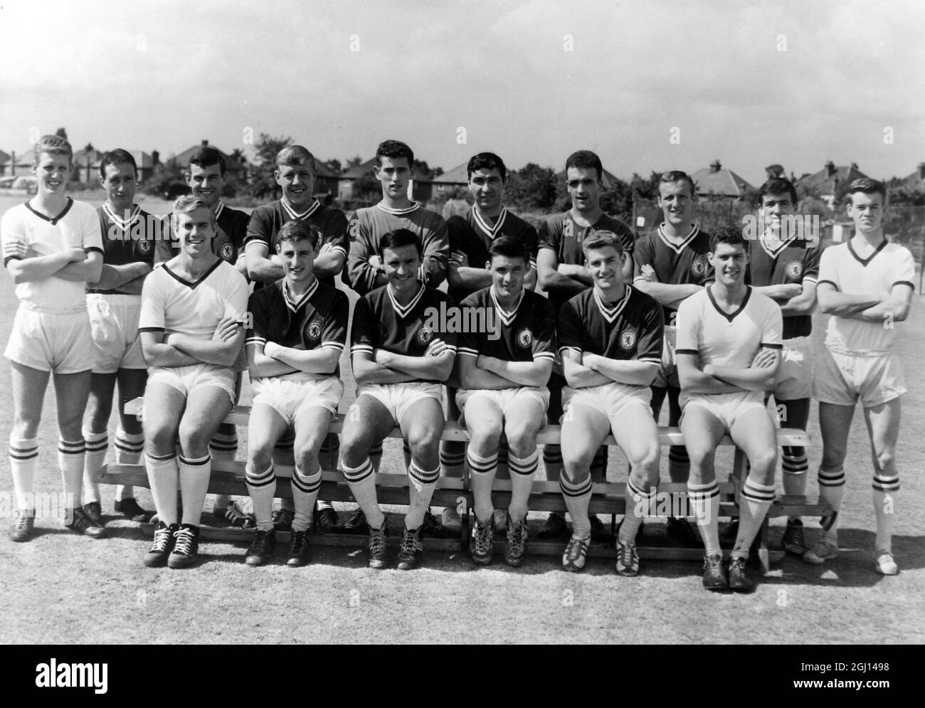 MIKE HARRISON WITH CHELSEA FOOTBALL TEAM CLUB - ; 30 JULY 1962 Stock ...