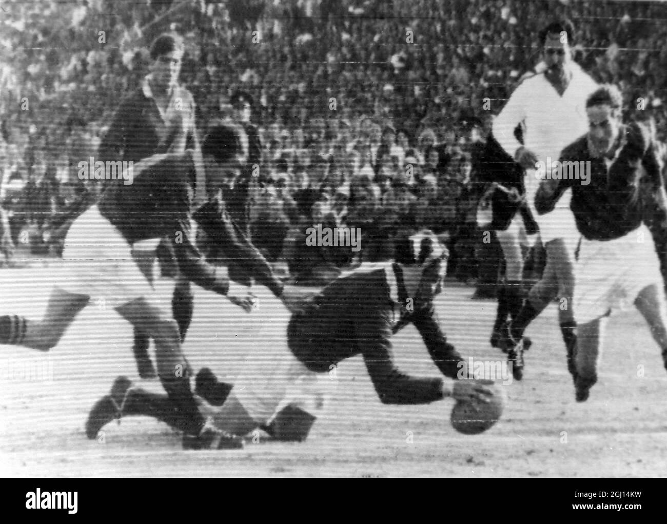 RUGBY GB LIONS V SA CAMPBELL-LAMBERTON SCORES ; 25 AUGUST 1962 Stock ...