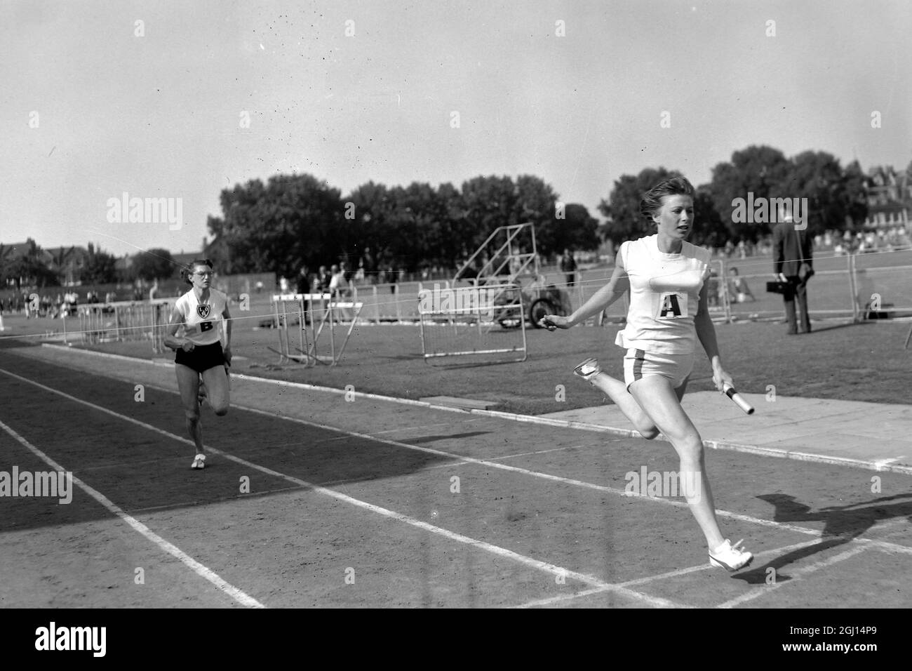 ATHLETE MARY BIGNAL IN ACTION AT ATHLETICS AMATEUR CHAMPIONSHIPS IN ...