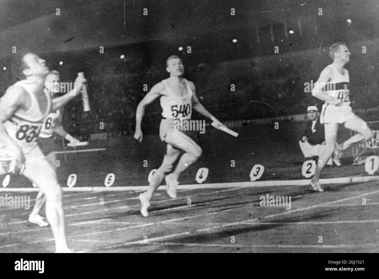 ALF MEAKIN AT ATHLETICS EURO GAMES IN BELGRADE WITH RON JONES - ; 15 ...