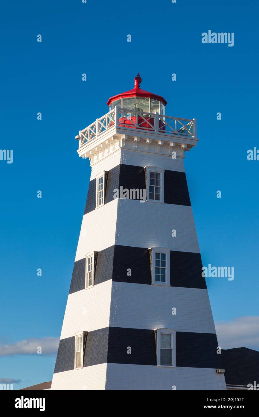 Canada, Prince Edward Island, West Point Lighthouse Stock Photo - Alamy