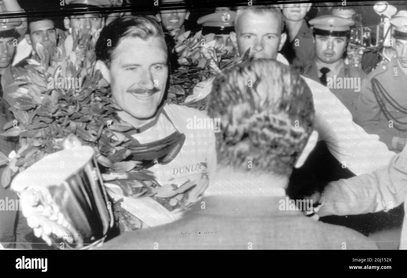 RACING DRIVER GRAHAM HILL WINS ITALIAN GRAND PRIX - ; 16 SEPTEMBER 1962 ...