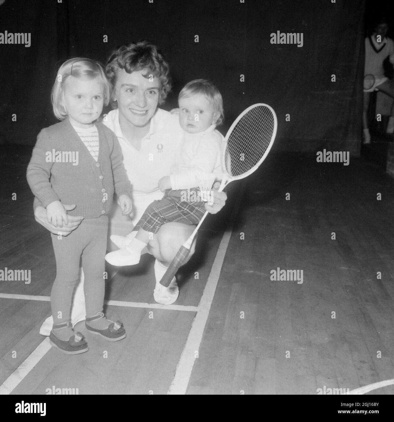 JEAN TIMPERLEY CHILDREN NICOLE & KAREN AT ALL ENGLAND BADMINGTON ...