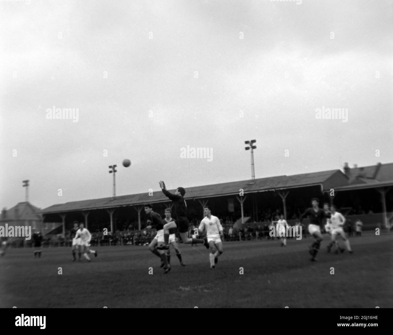 1963 football match Black and White Stock Photos & Images - Alamy