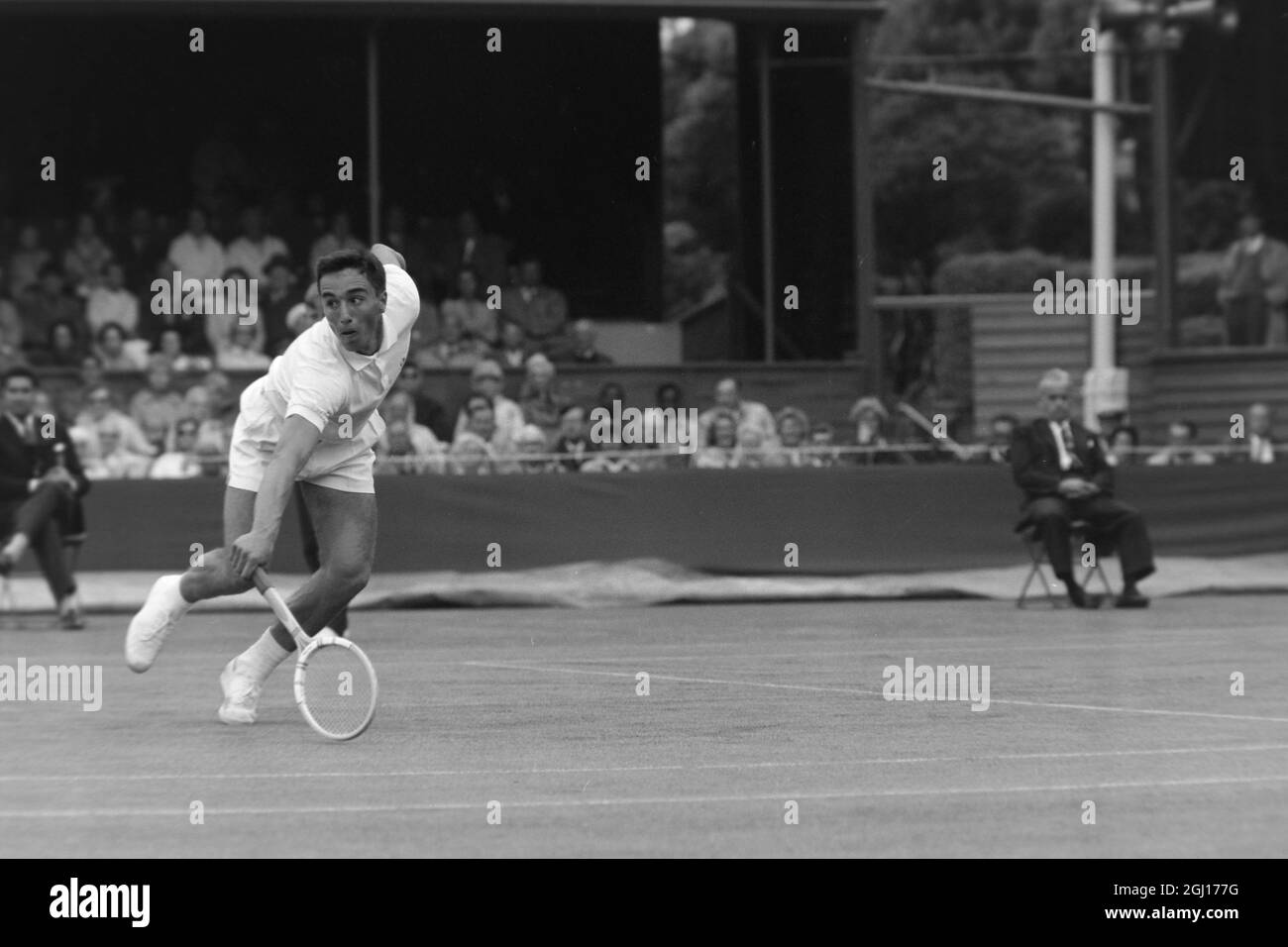 A METREVELLI IN ACTION AT THE INTERNATIONAL LAWN TENNIS CHAMPIONSHIPS ...