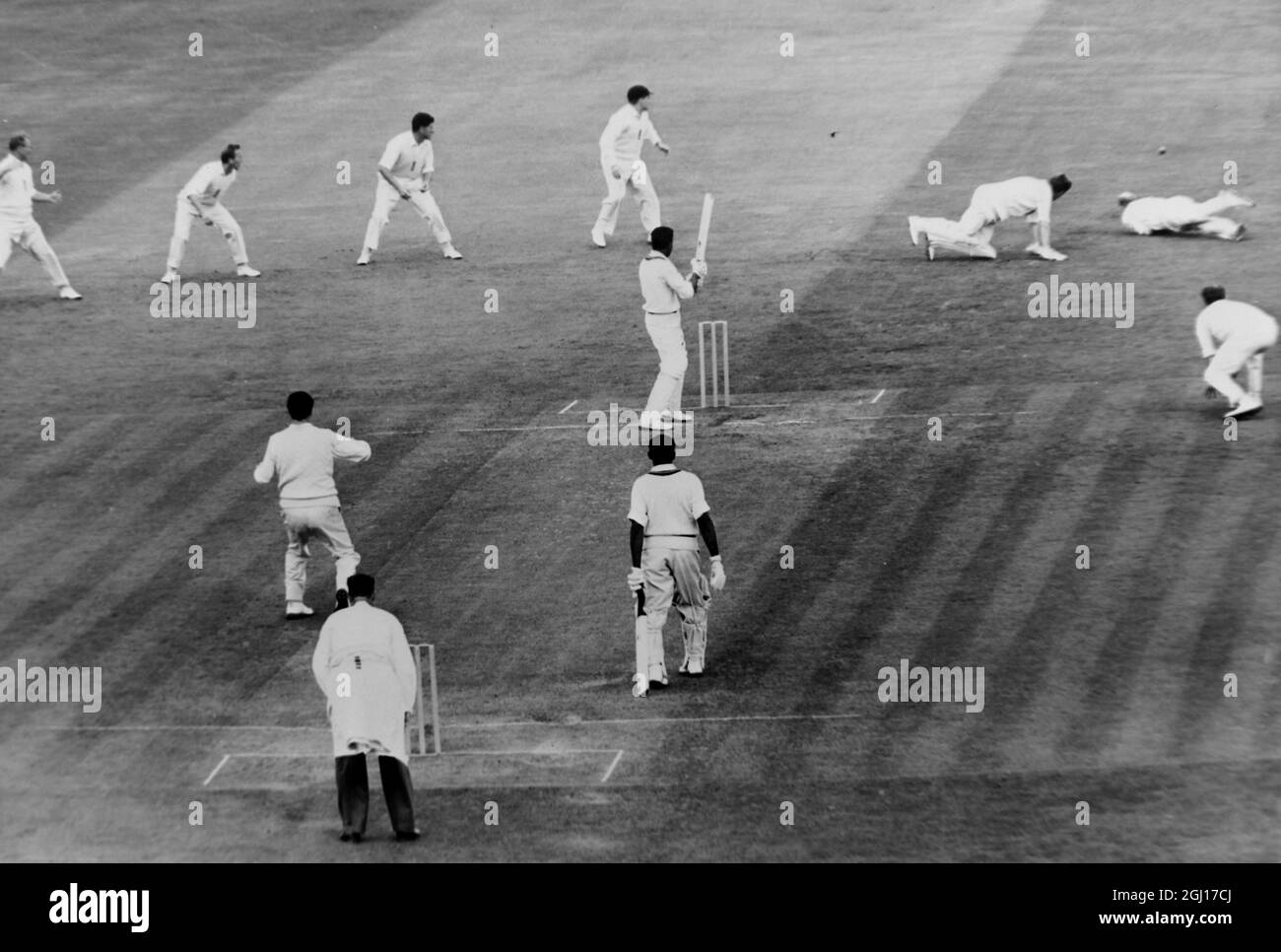 CRICKET IN BIRMINGHAM - WEST INDIES VS ENGLAND - JIM PARKS AND FREDDIE ...