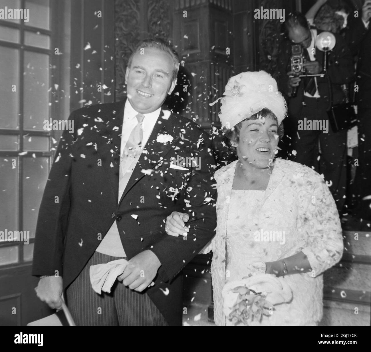 RALLY DRIVERS PAT MOSS AND ERIK CARLSSON WEDDING IN LONDON - ; 9 JULY ...