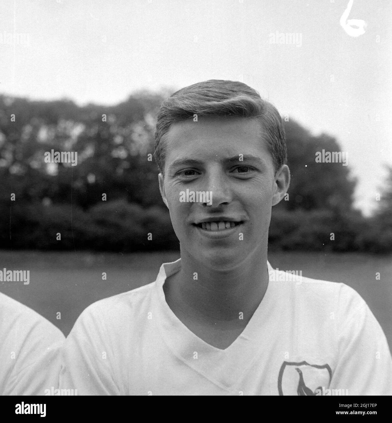 FOOTBALLER A E DENNIS OF TOTTENHAM HOTSPUR SPURS FOOTBALL CLUB ...