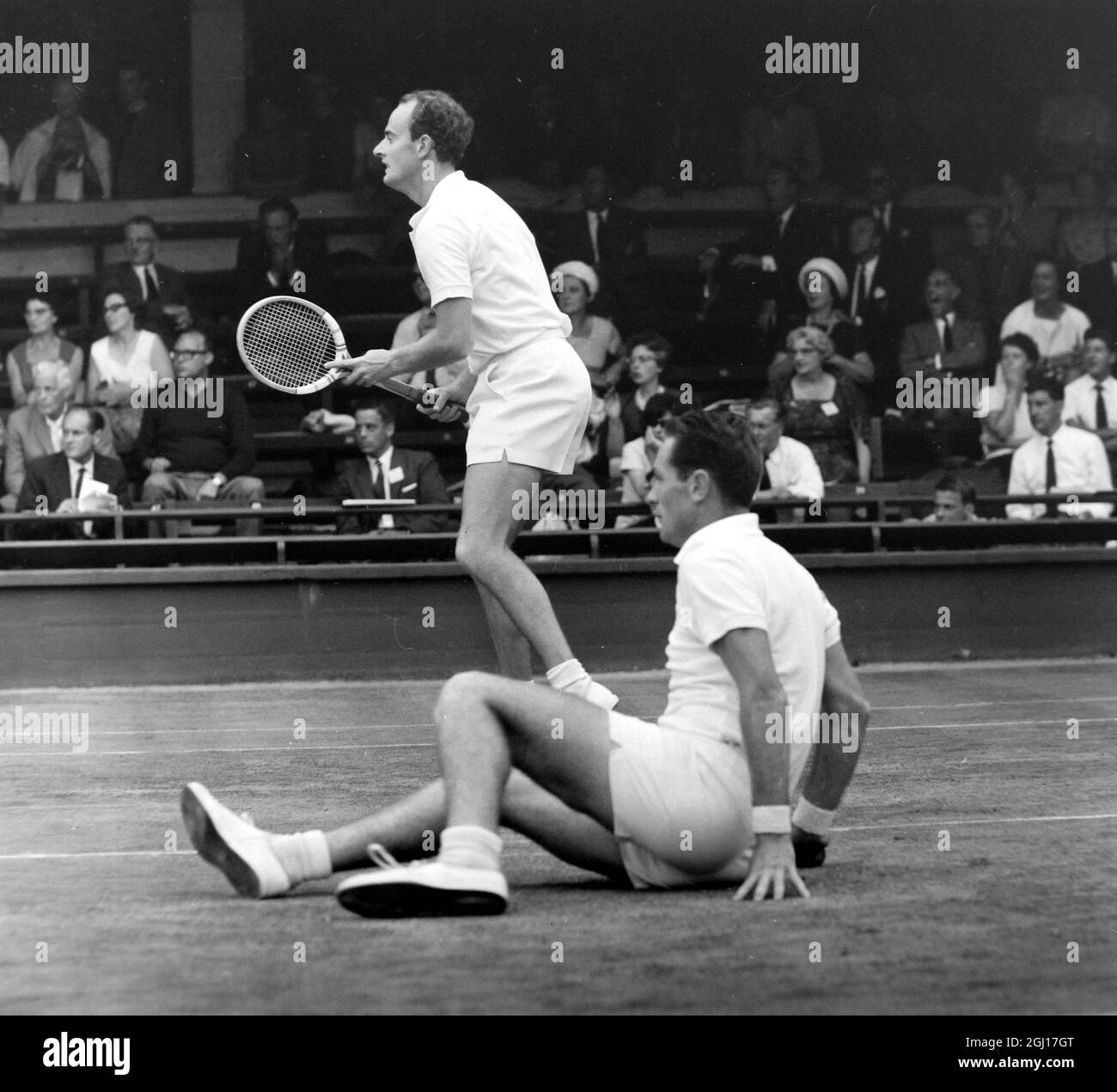 TENNIS PLAYERS MIKE SANGSTER, BOBBIE WILSON BEAT JAN ERIK LUNQUIST WITH ...