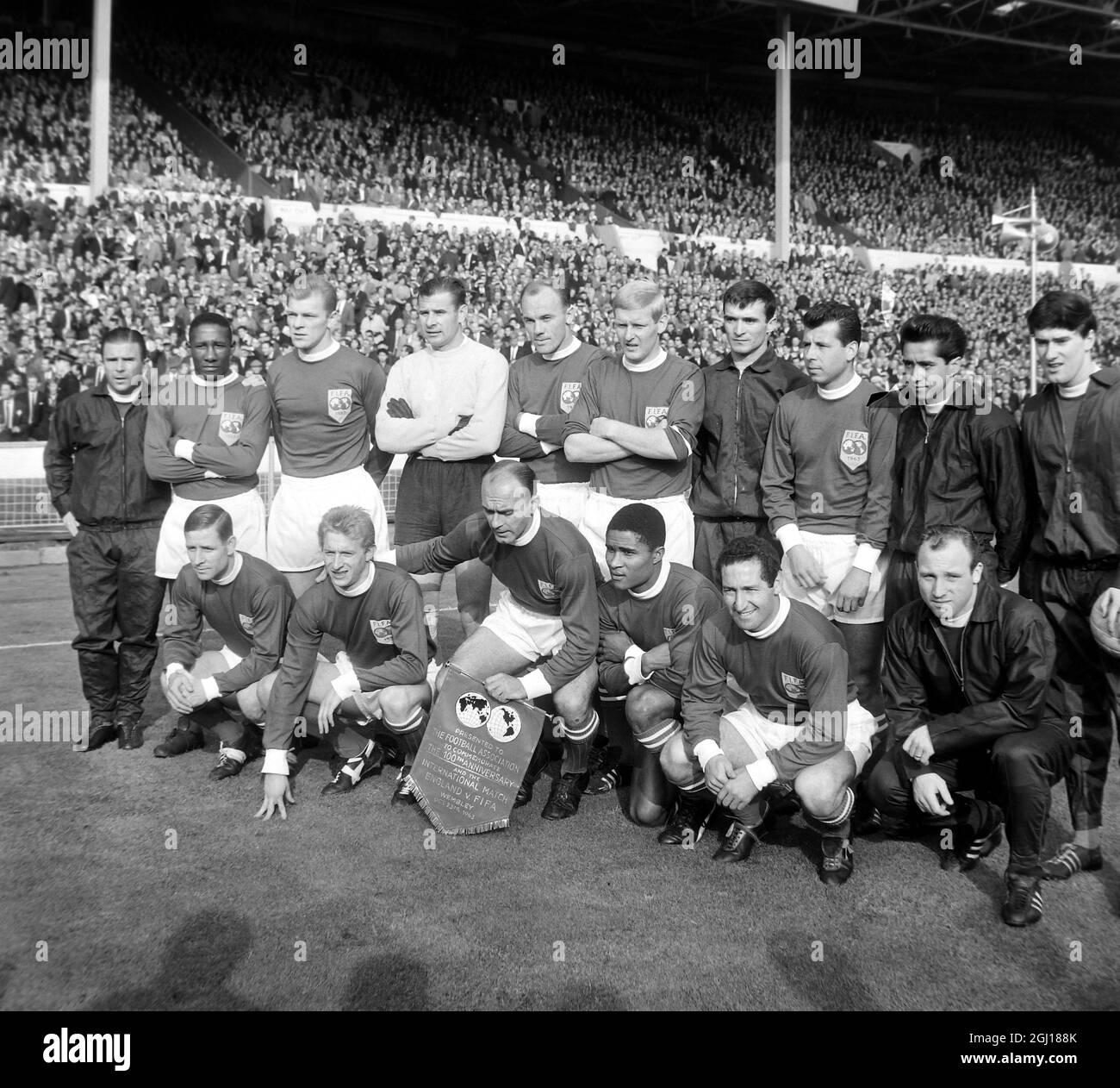 1963 wembley Black and White Stock Photos & Images - Alamy