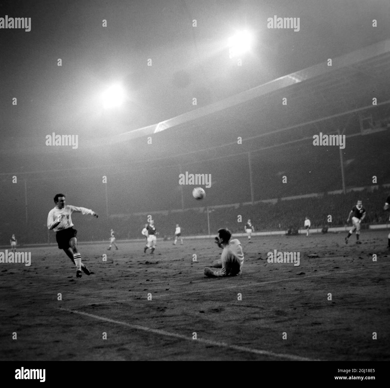 1963 wembley Black and White Stock Photos & Images - Alamy