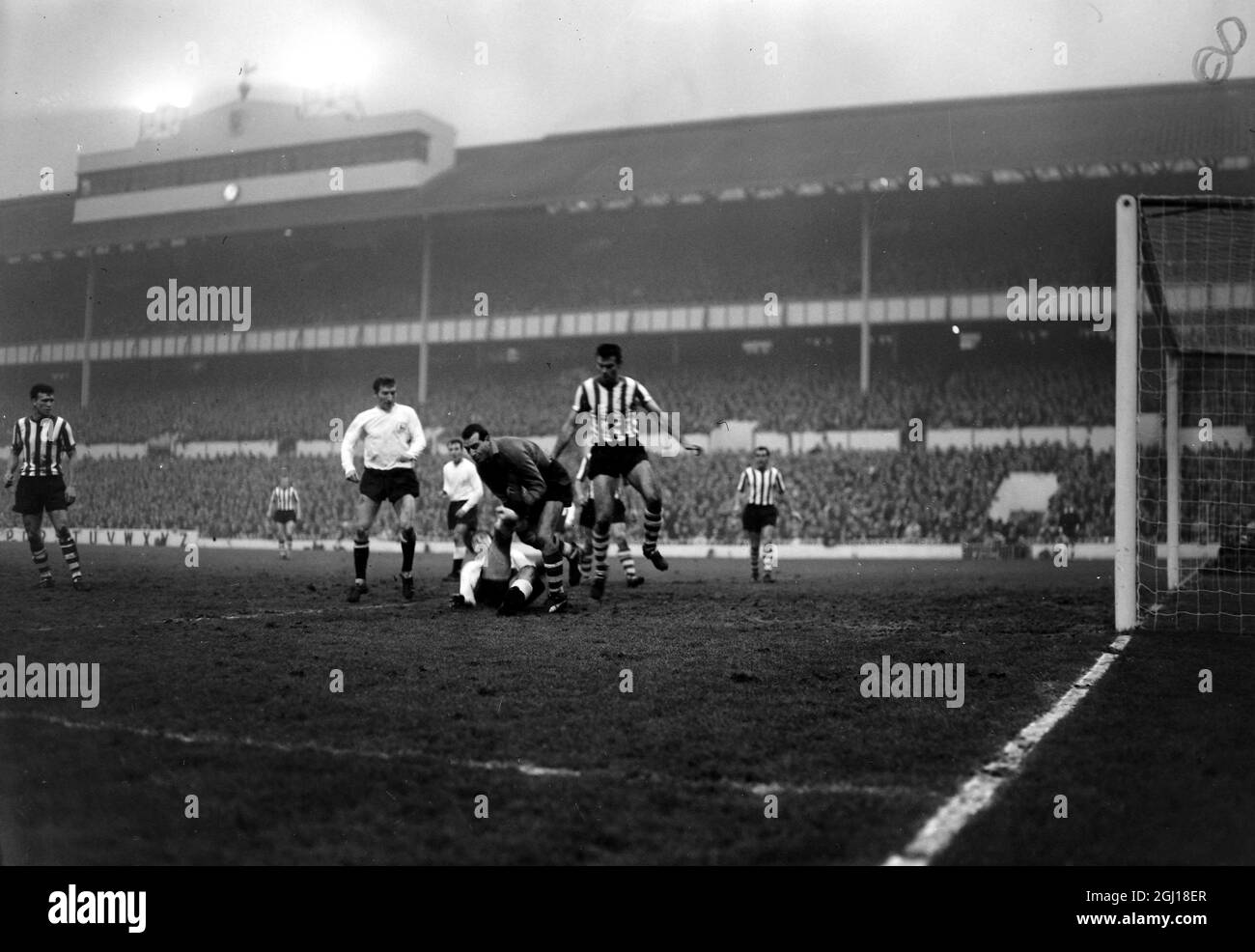 FOOTBALL IN ACTION - TOTTENHAM HOTSPURS V SHEFFIELD WEDNESDAY IN LONDON ...