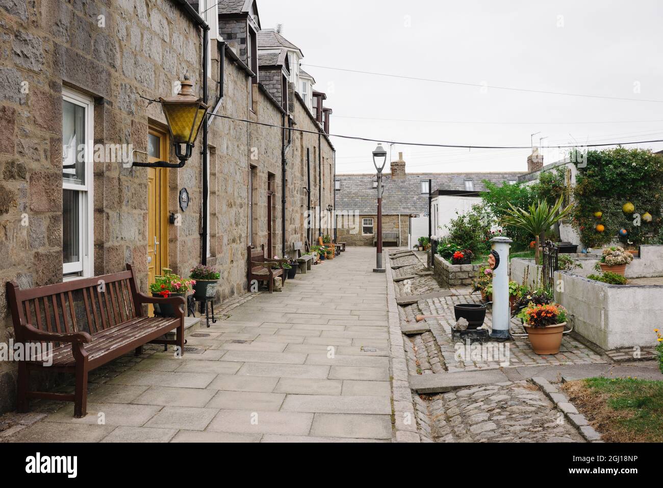 Footdee or Fittie is an old fishing village next to Aberdeen harbour ...