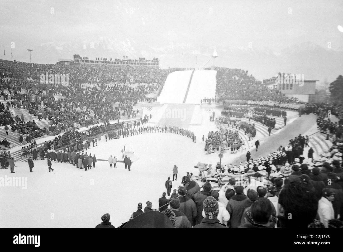 WINTER OLYMPICS IN INNSBRUCK, AUSTRIA - OPENING CEREMONY ; 30 JANUARY ...