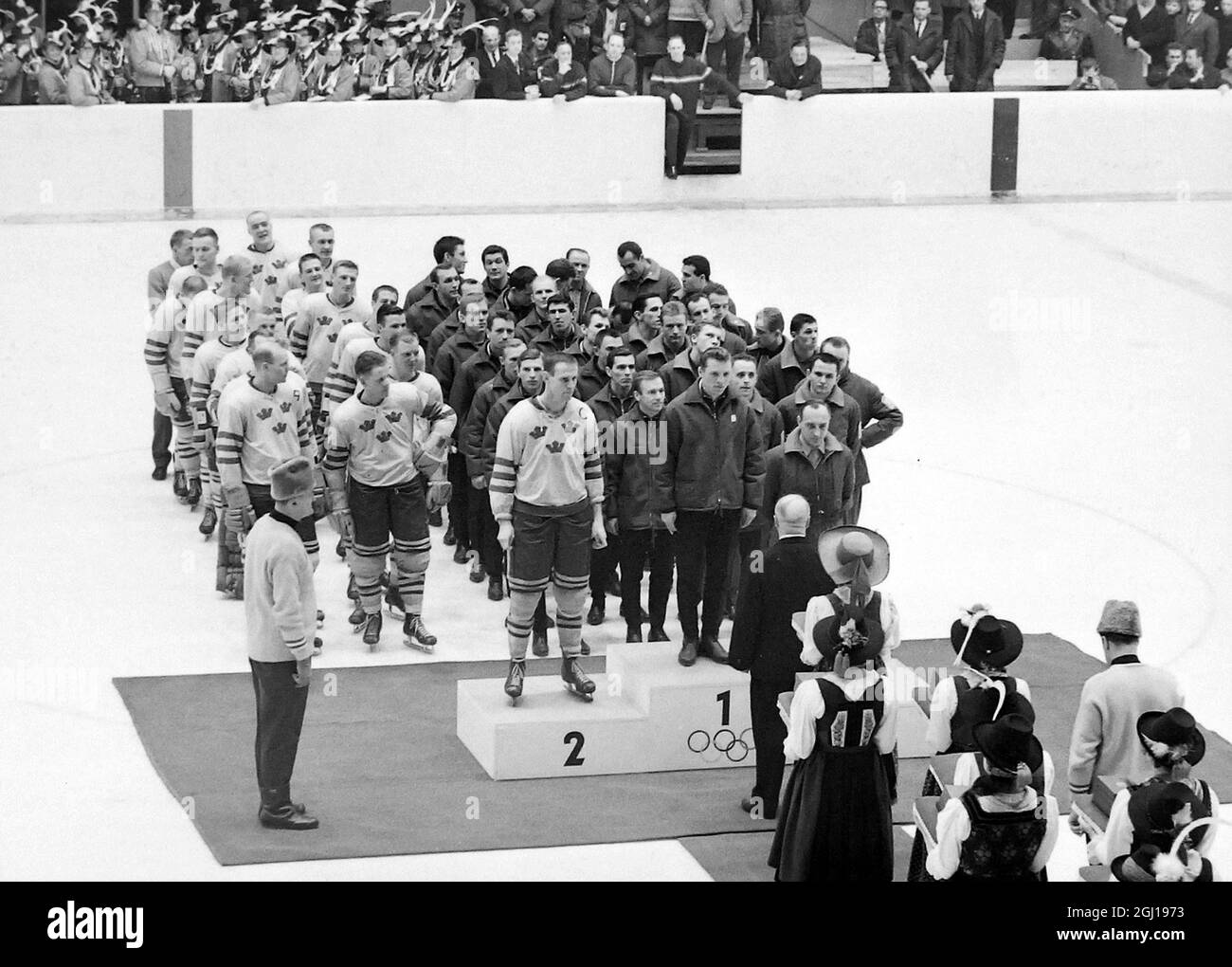 WINTER OLYMPICS GAMES IN INNSBRUCK, AUSTRIA - ICE HOCKEY TEAM RUSSIA ...