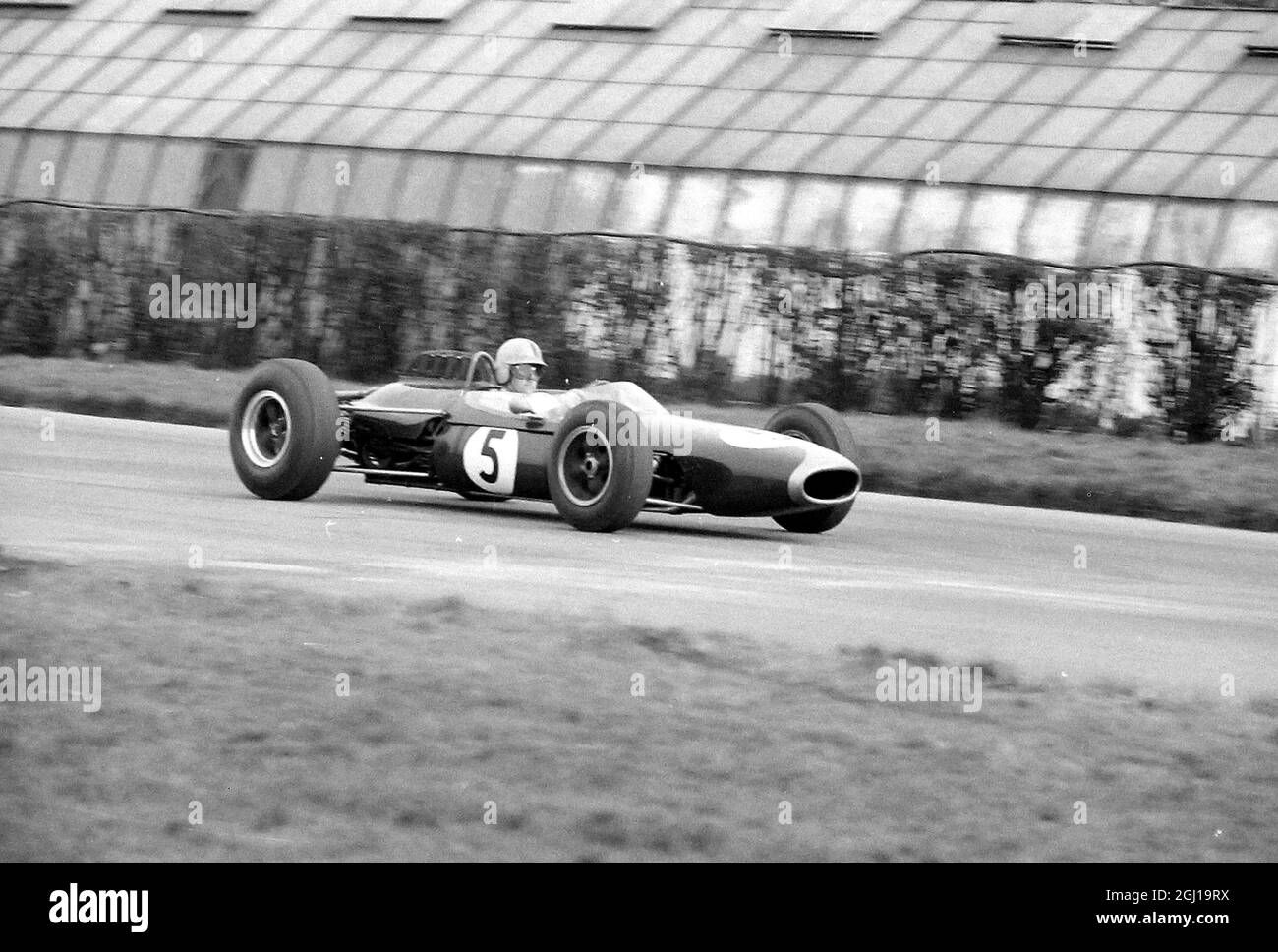 RACING DRIVER JACK BRABHAM WINS AINTREE INTRNATIONAL 200 RACE FORMULA ...