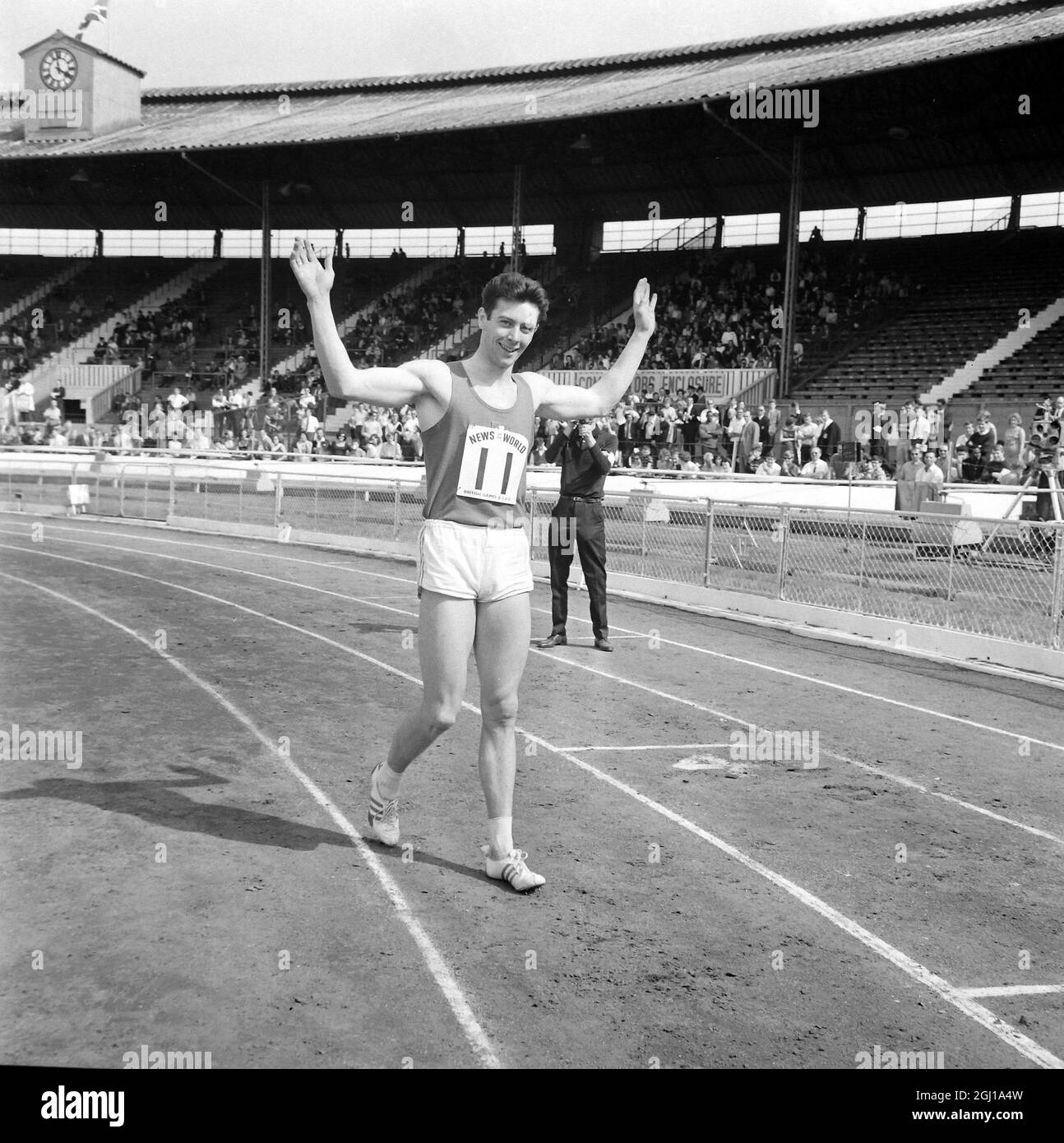 1964 athlete lynn davies hi-res stock photography and images - Alamy