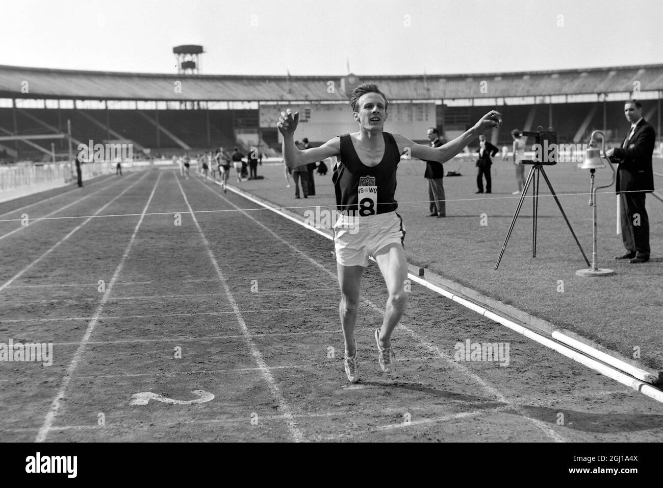 ATHLETICS BRUCE TULLOH WINS THREE MILE AT BRITISH GAMES IN WHITE CITY ...