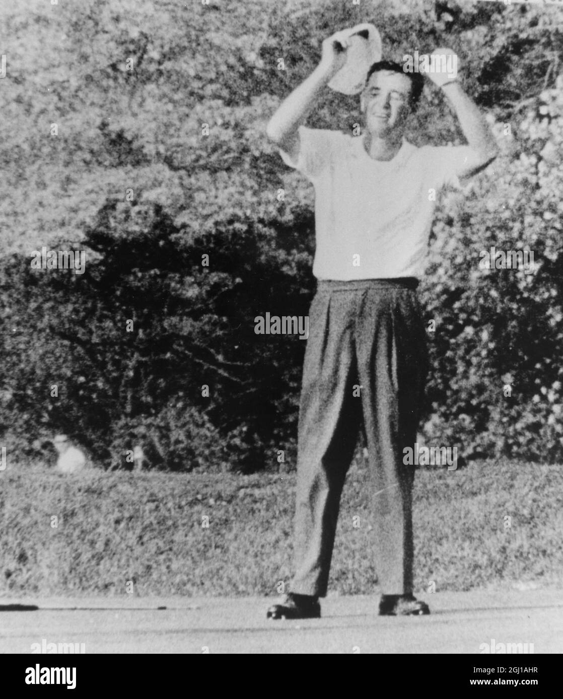 GOLFER KEN VENTURI WINS 64TH NATIONAL US OPEN IN WASHINGTON - ; 22 JUNE ...