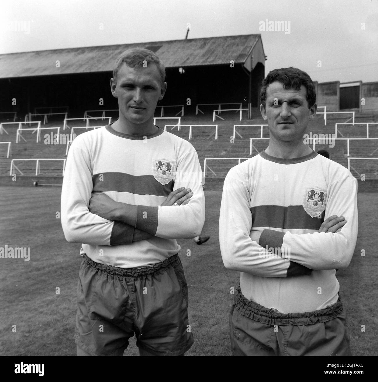 HARPER DAVID AND GILCHRIST JOHN - PORTRAIT OF FOOTBALLERS OF MILLWALL ...