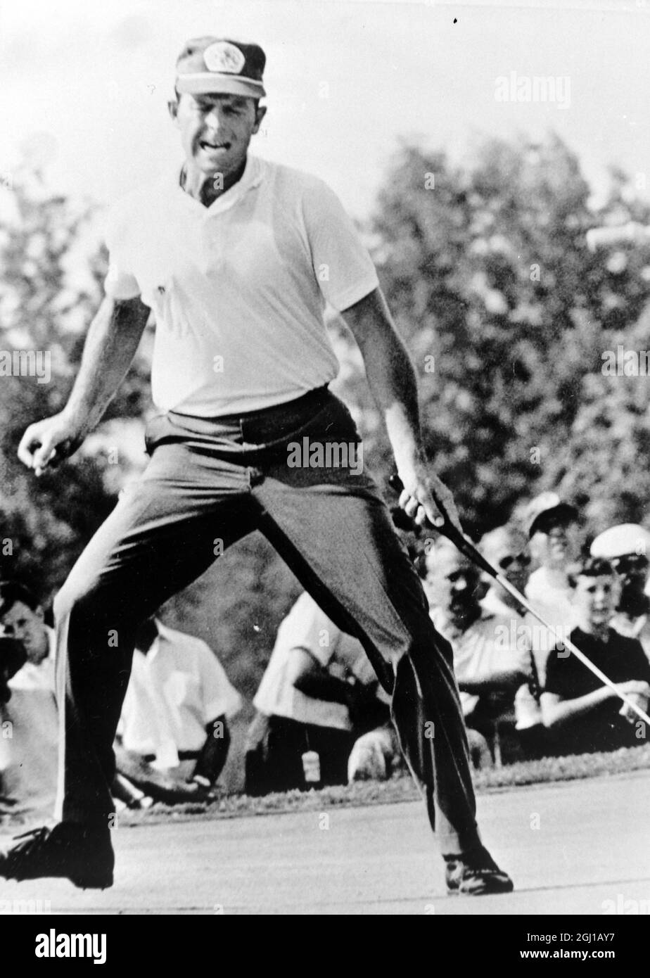 GOLF BOBBY NICHOLS DANCES ON 15TH GREEN IN COLUMBUS, OHIO ; 21 JULY ...