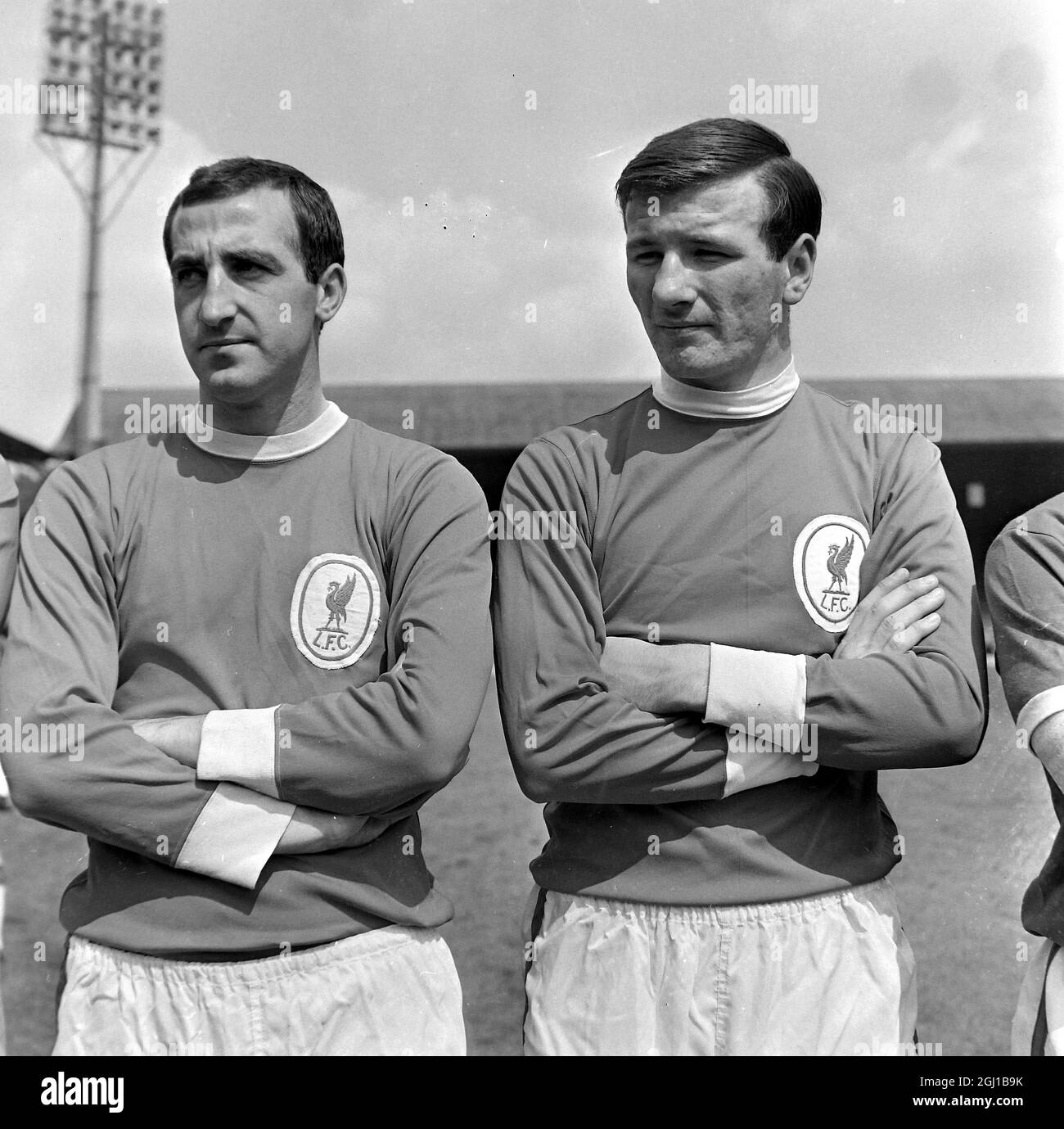 GERALD BYRNE AND THOMAS SMITH - PORTRAIT OF FOOTBALLERS OF LIVERPOOL FC ...