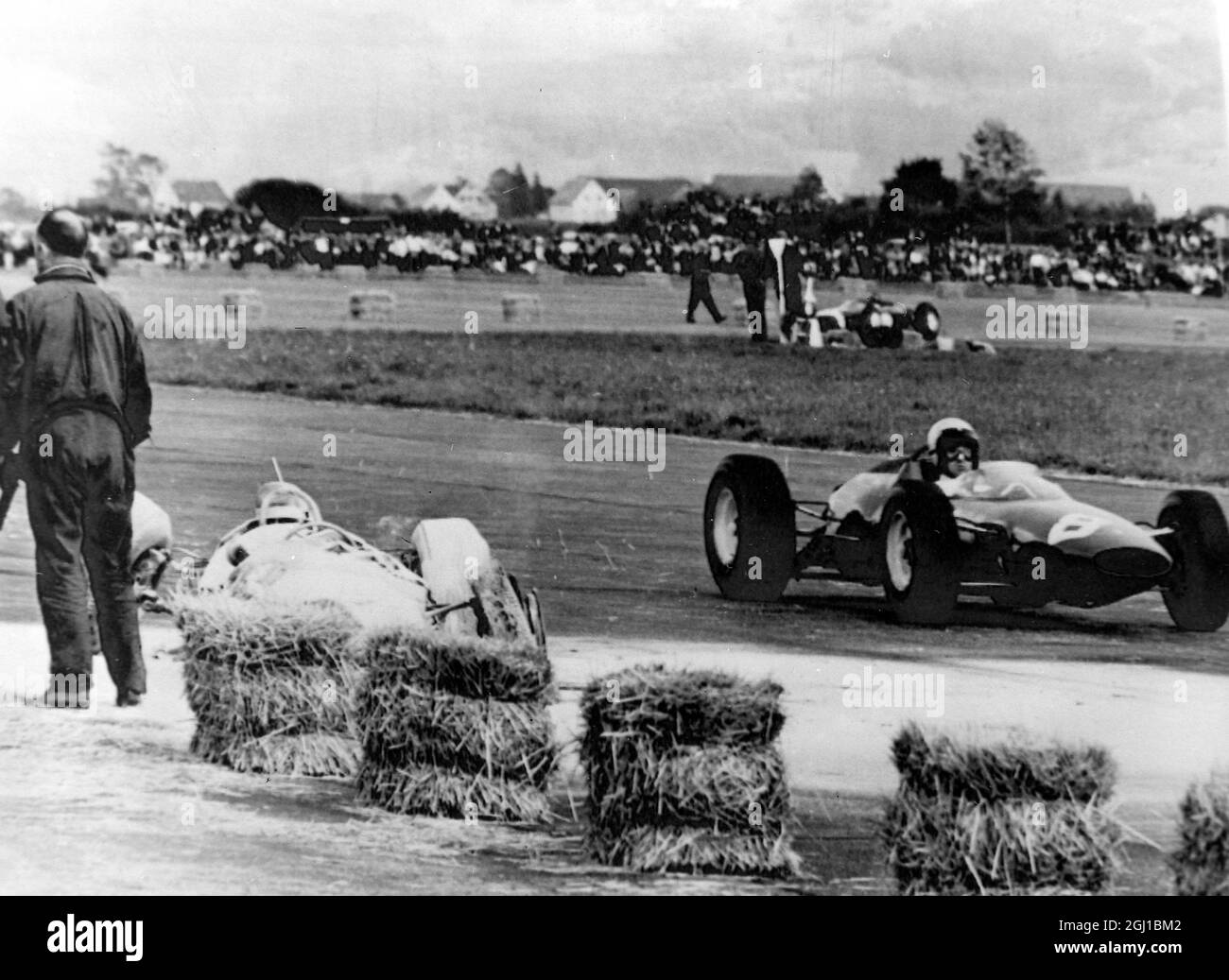 RACING DRIVER LORENZO BANDINI L WINS AUSTRIAN GRAND PRIX ; 24 AUGUST ...