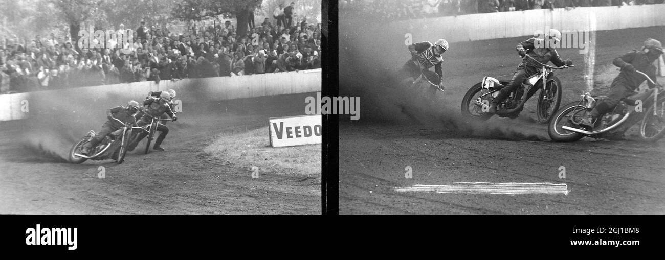 KURILENKO, KNUTSON AND BRIGGS IN ACTION IN SPEEDWAY IN GERMANY - ; 25 ...